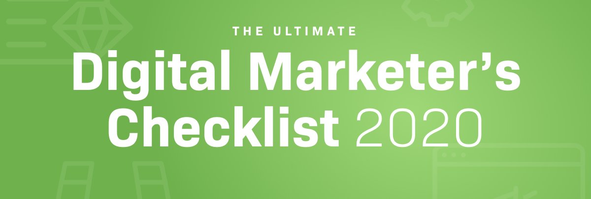 The Ultimate Digital Marketing Checklist + PDF Template (Fully Updated ...